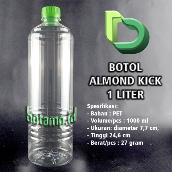 Botol Almond 1 Liter - BOTAMP.ID