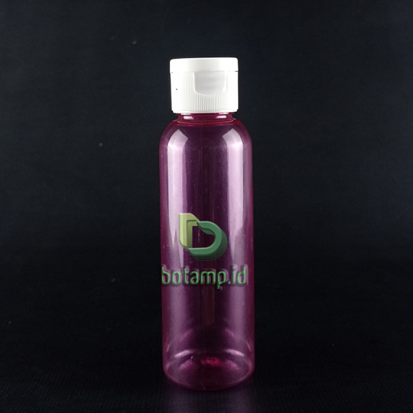 Botol BR Pink Transparan 100ml - Estetik dengan Aneka Tutup Unik ...